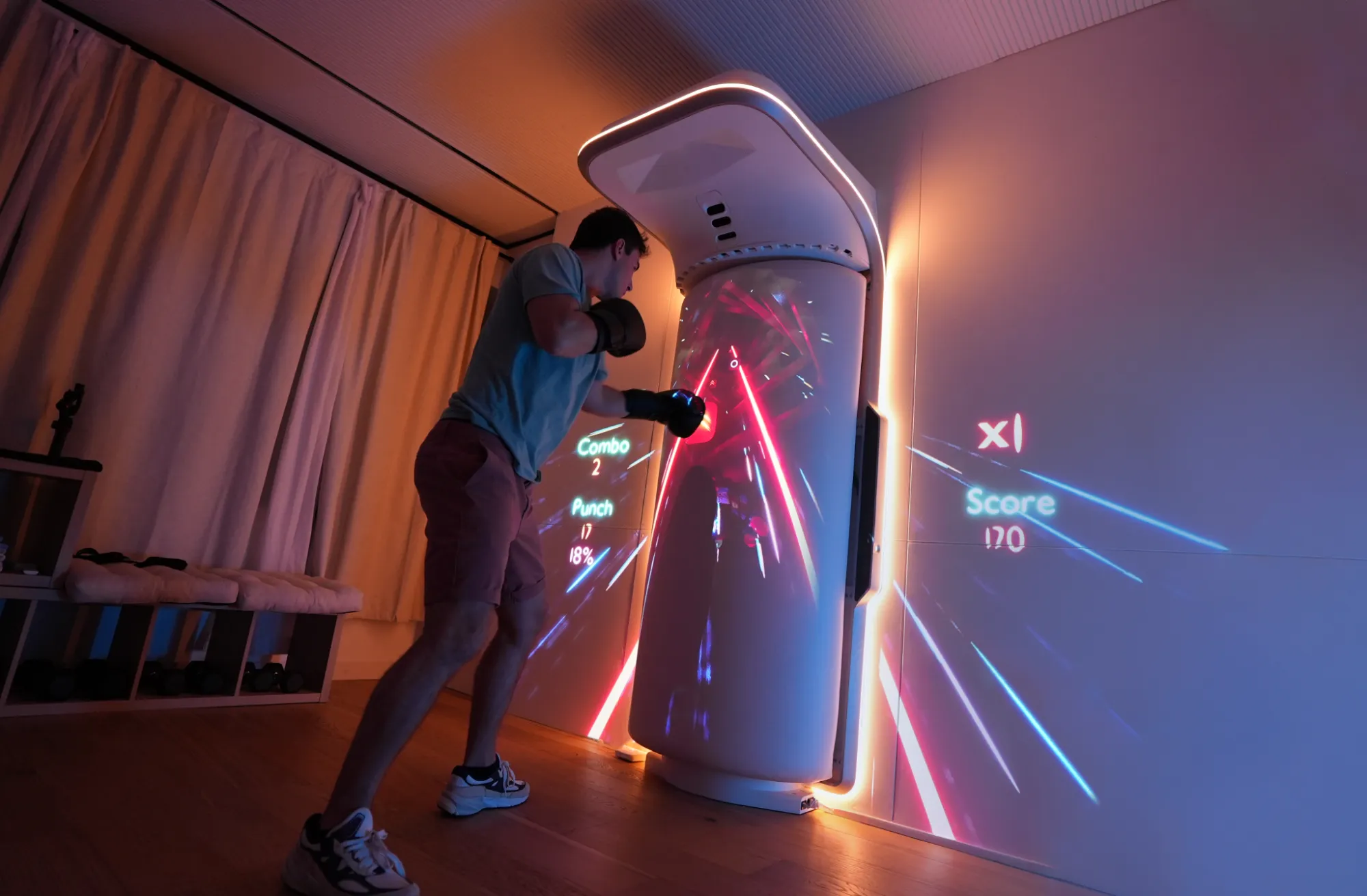 Growl's AI Boxing Bag Delivers A Knockout Fitness Experience